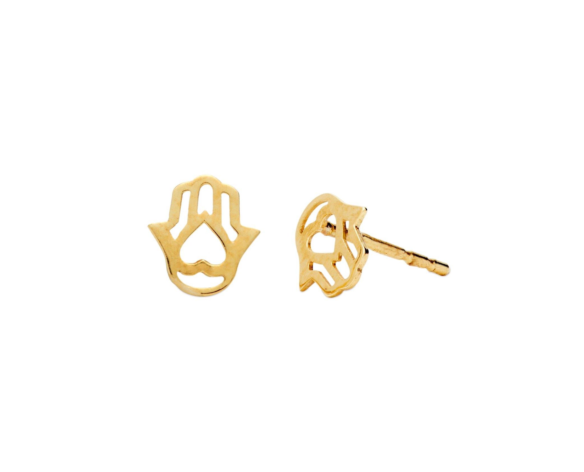 hamsa design earrings